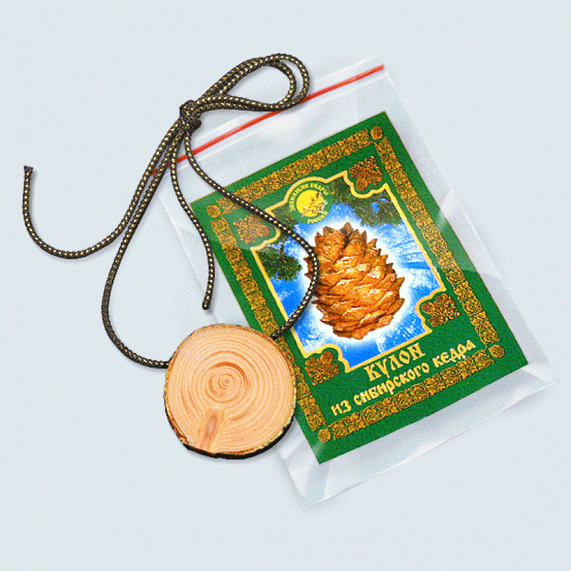 Cedar pendant (RCoR), handmade craft