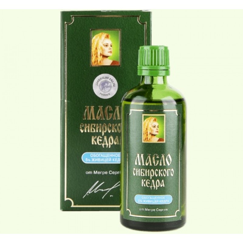 Cedar nut oil / cedar resin 5% (Pinus Sibirica), 100 ml