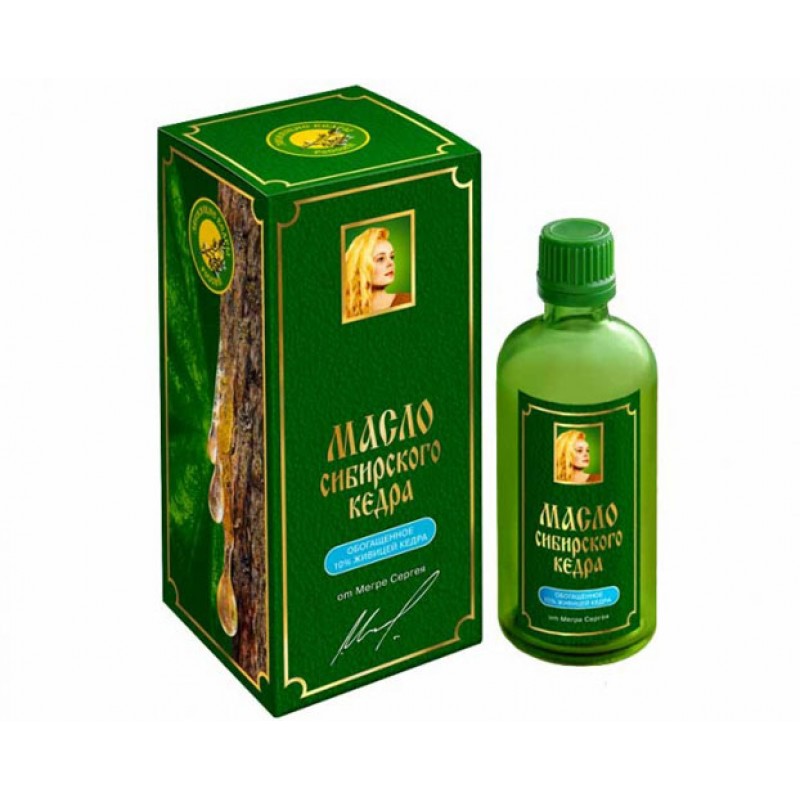 Cedar nut oil / cedar resin 10% (Pinus Sibirica), 100 ml