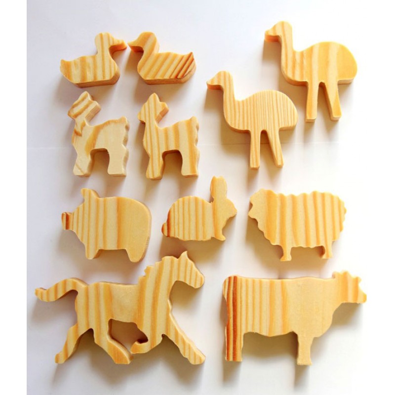 Farm animals (11 items), handmade craft