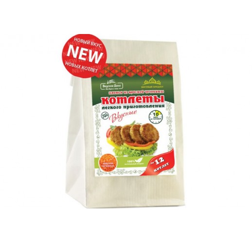 Red lentils cutlets with garlic, 230 g - best vegetarian diet