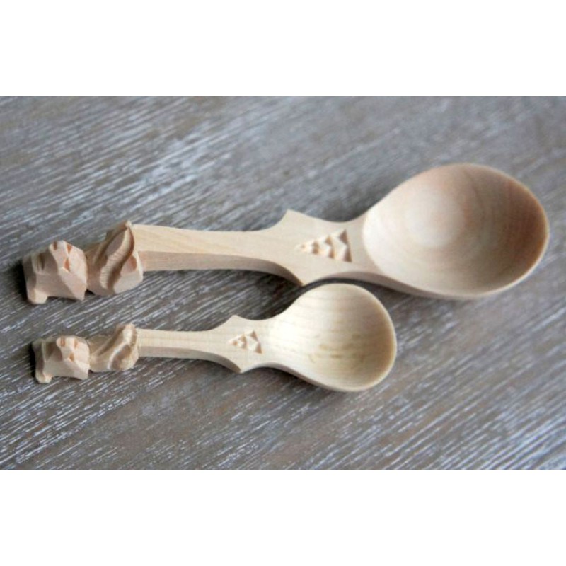 Wooden spoon Bear (RCoR), handmade craft